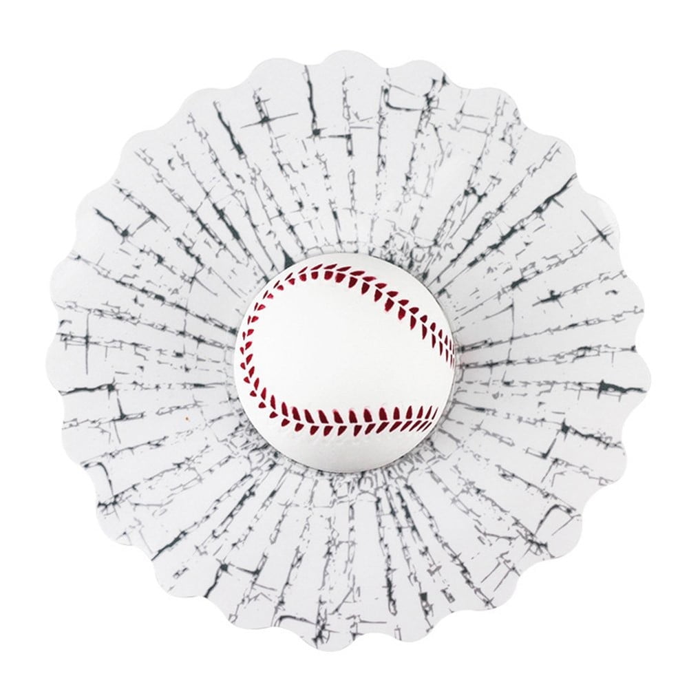 Lierteer Adhesive Prank Broken Glass Car Sticker Crack Hits Glass Ball ...