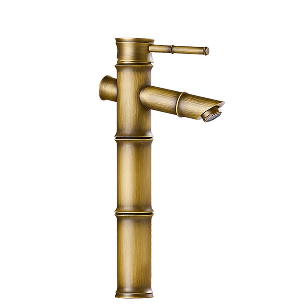 Lierteer Antique style Bathroom Faucet Brass Basin Faucets Hot Cold ...