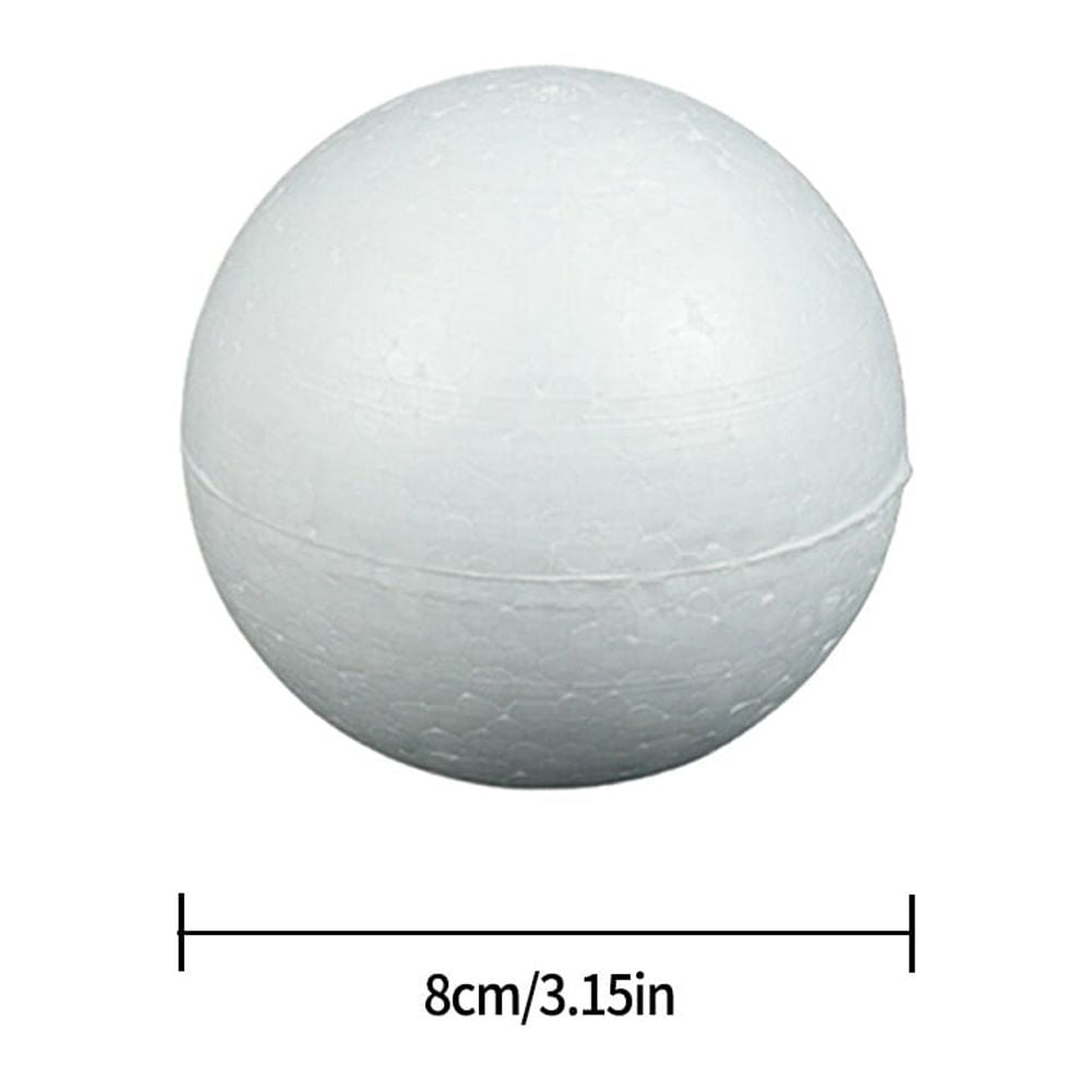 Lierteer Blank Round Solid Polystyrene Styrofoam Foam Ball For Wedding ...