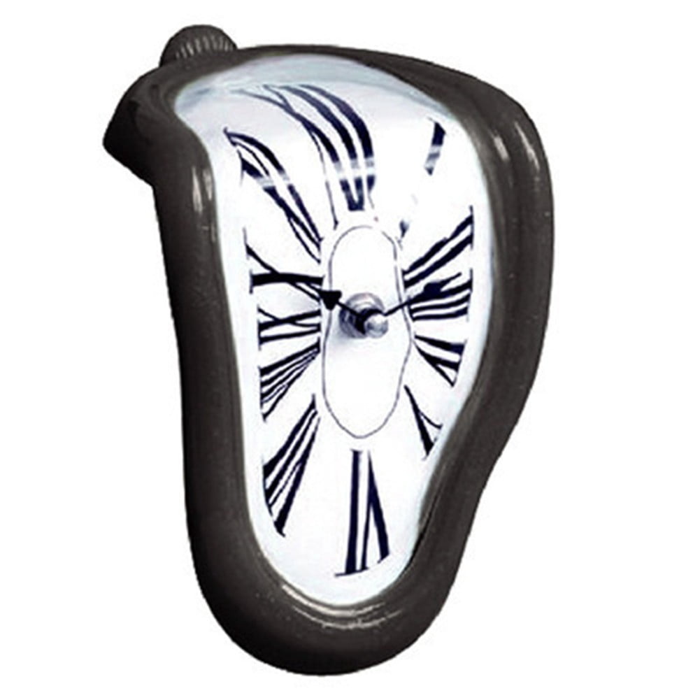 Lierteer Clock New Surreal Melting Distorted Wall Clock Stylish Clock ...