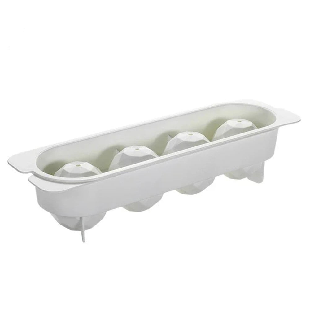 Lierteer Convenient Ice Ball Circular Ice Cube Box Quick Release and ...