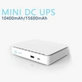 Lierteer DC UPS Battery Backup 10400mAh 9V 12V 2A Output ...