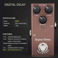 Lierteer Digital Overdrive and Delay Stompbox Enjoy rich distortion and accurate delay effects ...