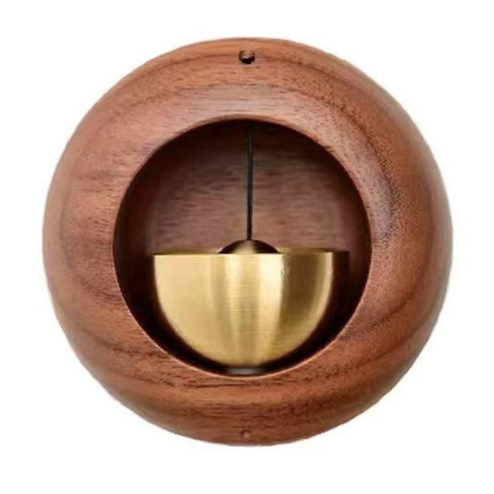Lierteer Dopamine Gold Wood Magnetic Doorbell Reminder for Refrigerator ...