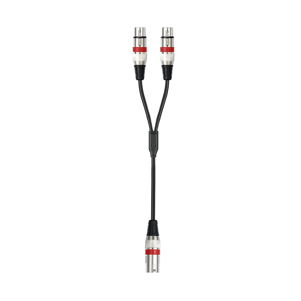 Lierteer Double Shielded Cable Metal Head /4 TRS 6.35mm Male to Dual ...