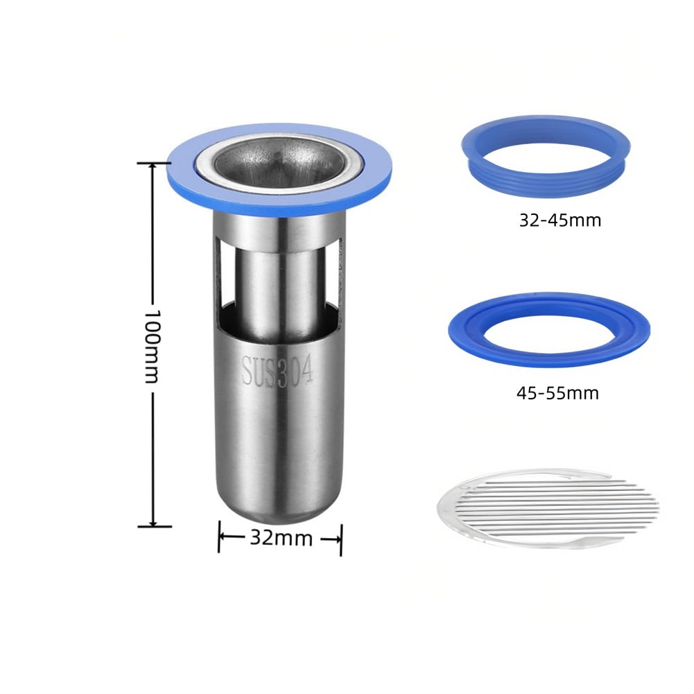 Lierteer Floor Drain Core Deodorant Cover Floor Drain Filter Backflow ...