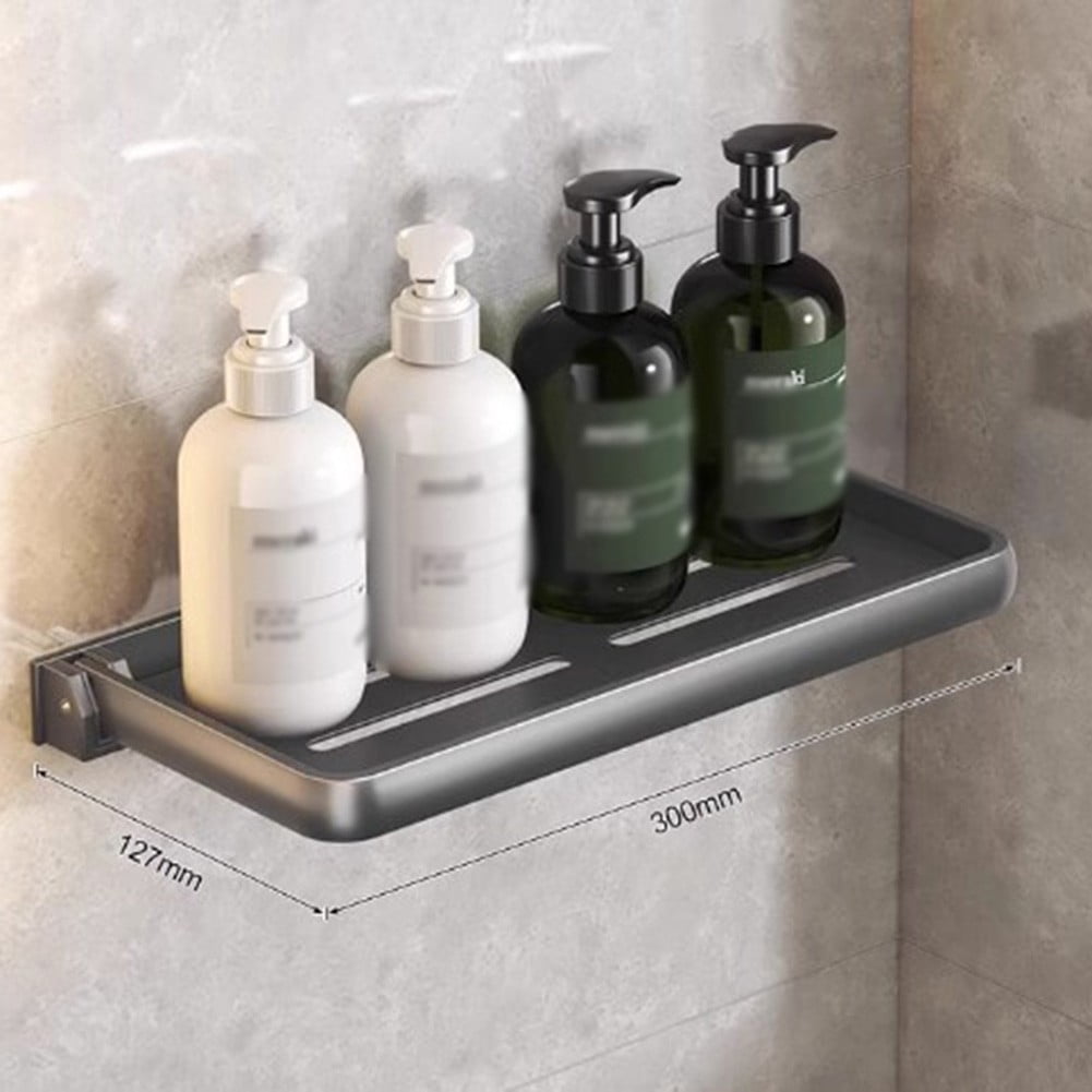 Lierteer Folding rack bathroom wall mounted punch-free washbasin toilet ...