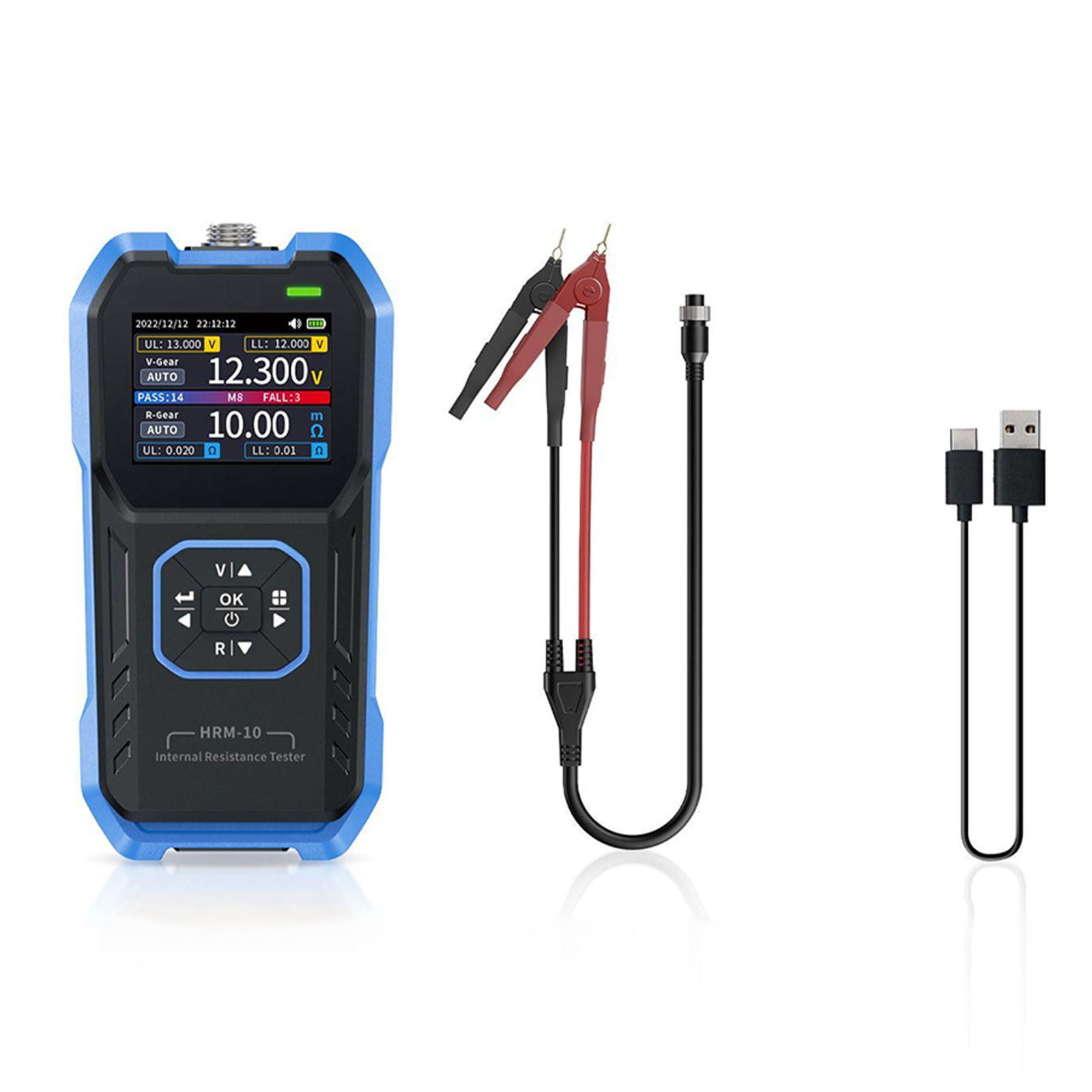 Lierteer HRM-10 Internal Resistance Meter High Precision Voltage ...