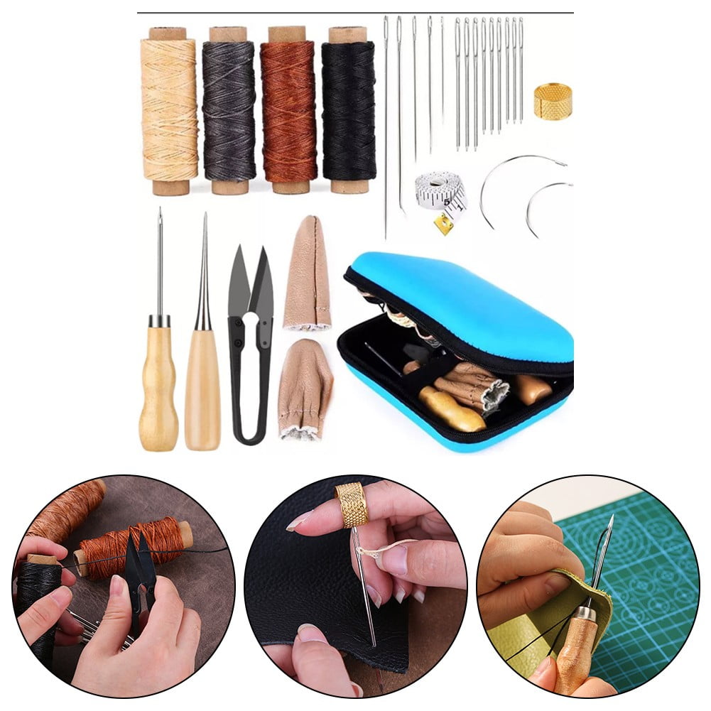 Lierteer Leather Sewing Stitching Needle Tape Measure Leather Craft ...