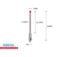 Lierteer M2 Touch Probe CMM Probe Tips CMM Stylus Ball Gauge Head for 3D H0036 - Walmart.com