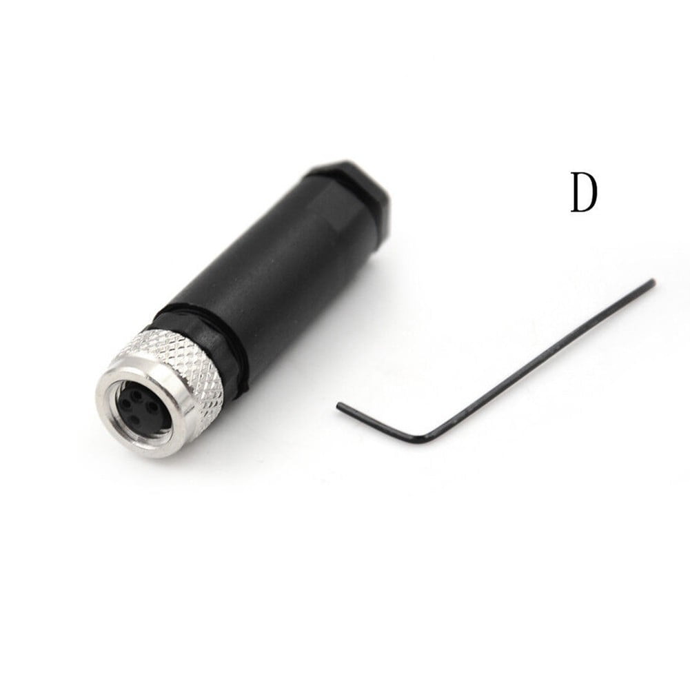 Lierteer Sensor Connector M8 Male Female Screw Threaded Plug Coupling 3 ...
