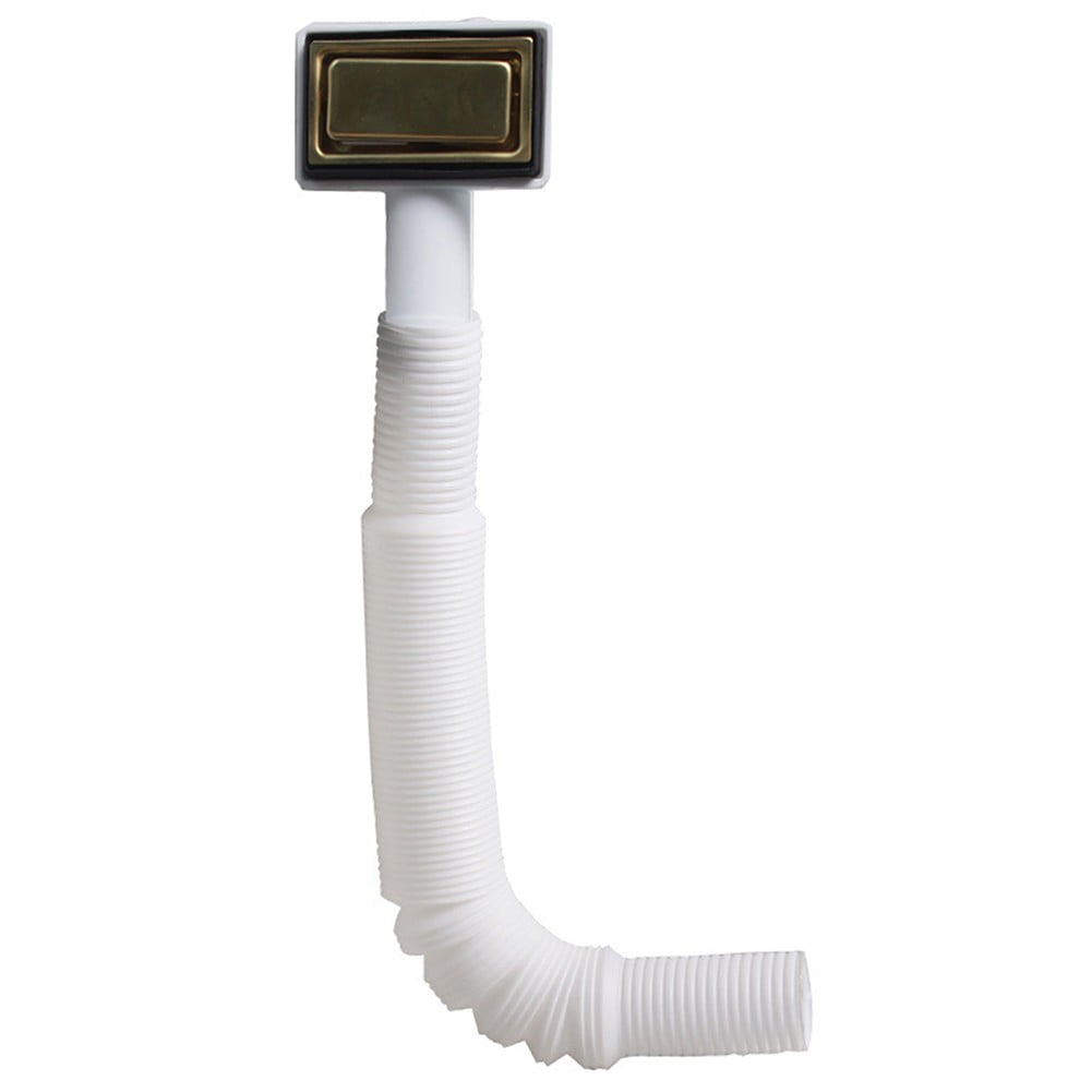 Lierteer Sink Drain Accessory Gold Overflow Head Drainage Waste ...