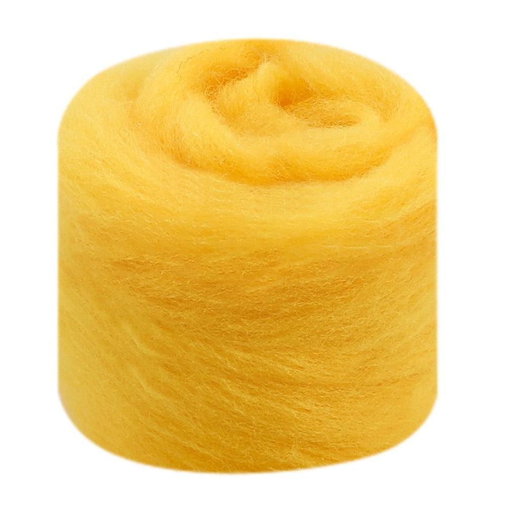 Lierteer Soft and Fluffy Wool Fibre for Vibrant For Needle Felting Wet ...