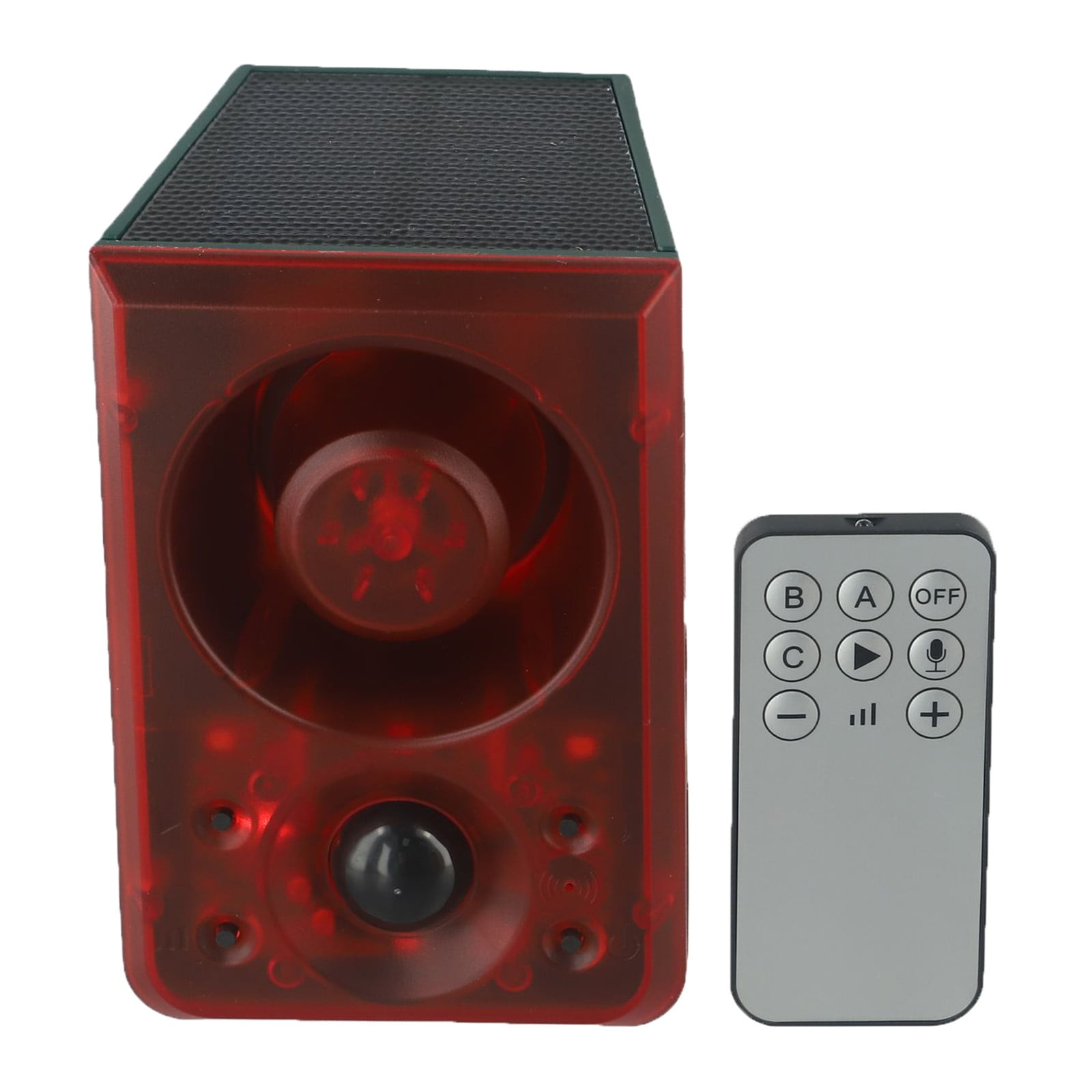 Lierteer Solar Outdoor Motion Sensor Alarm Infrared Sensing Sound and ...