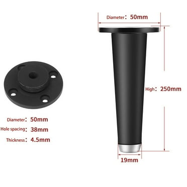 5 Inch Furniture Legs Aluminium Alloy Feet Sofa Table Cabinet Wardrobe ...