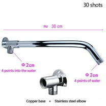 Rohl 1475/12 Shower 12-1/16" Wall Mounted Shower Arm And Flange ...