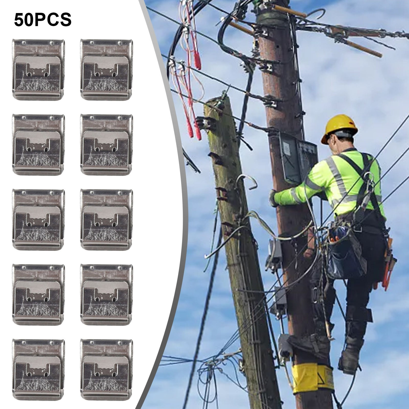 Lierteer Stainless steel solar panel cable clampPVcable clamp Wire ...