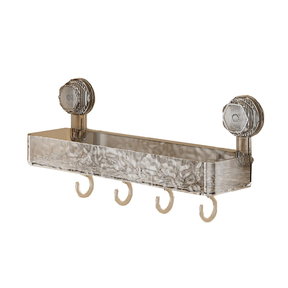 Lierteer Sturdy Suction Cup Rack- No Drilling Required,Removable,Keeps ...