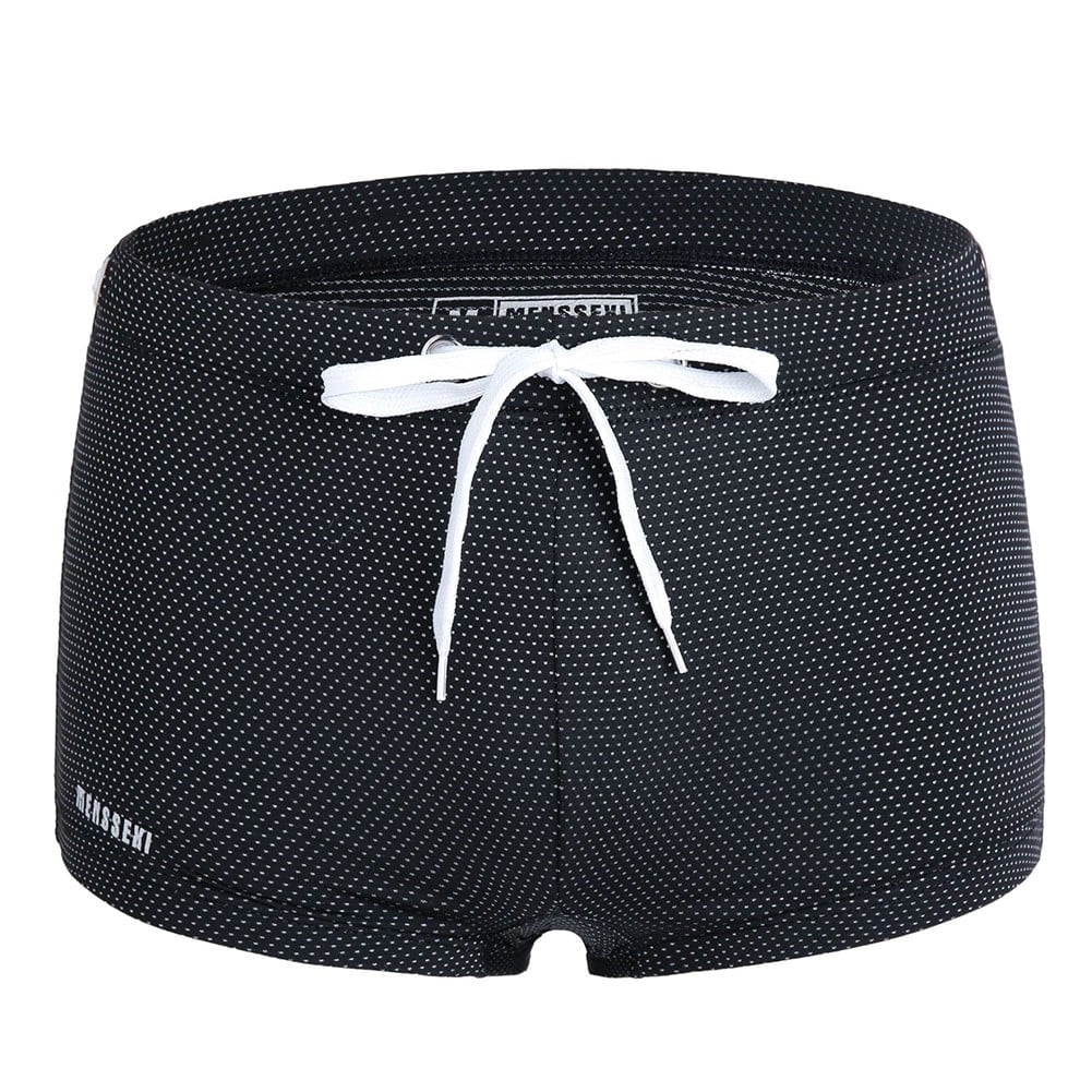 Lierteer Swimsuit Boxer Briefs Swimming Short Mens Swim Shorts Sexy Swimwear Beach Short