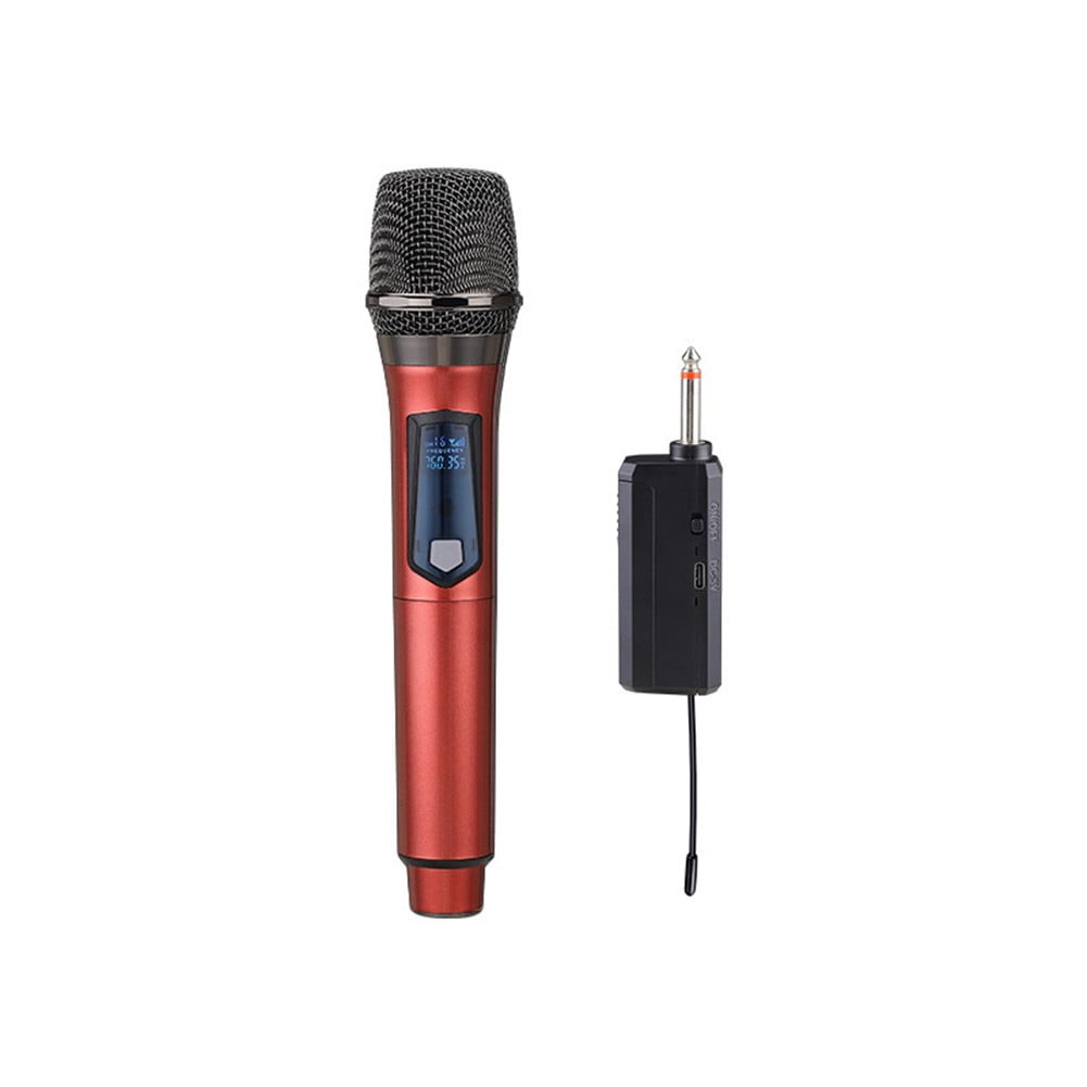 Lierteer UHF Handheld Wireless Microphone Rechargeable Live Streaming ...