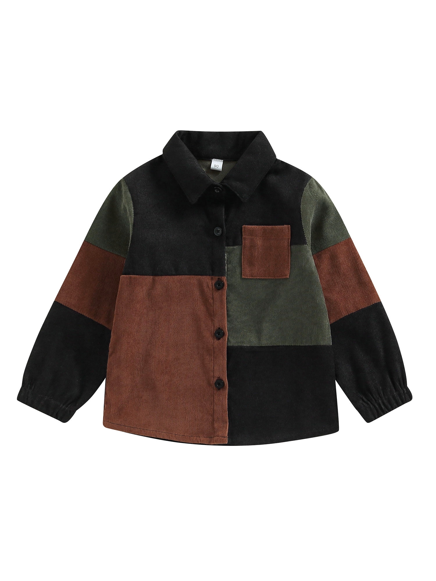 Lieserram Kids Toddler Boys Corduroy Jacket, 3T 4T 5T 6T 7T Vintage Long Sleeve Patchwork Button ...