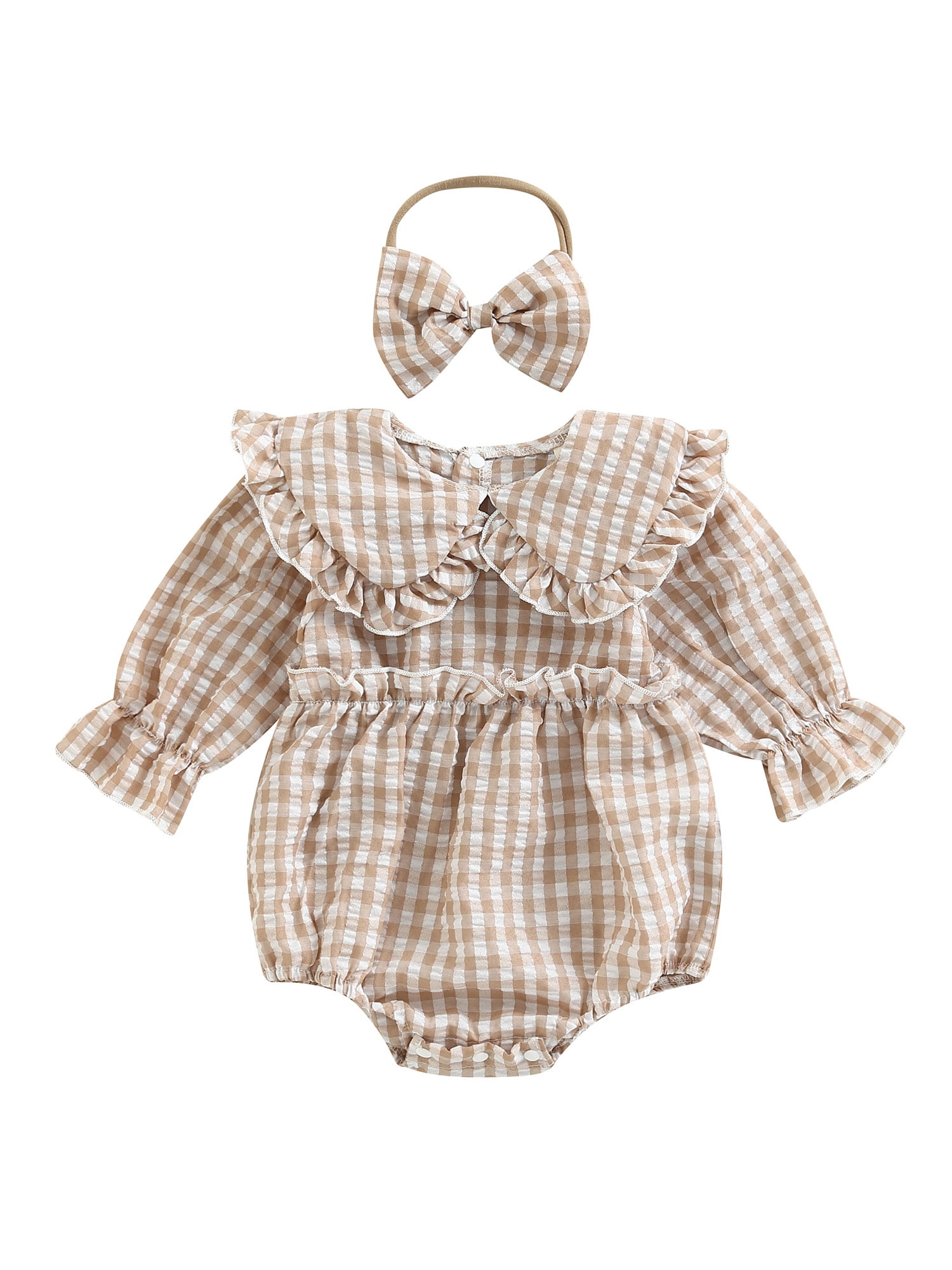 Lieserram Newborn Baby Girls' Fall Clothes 3 6 12 18 Months One Piece ...