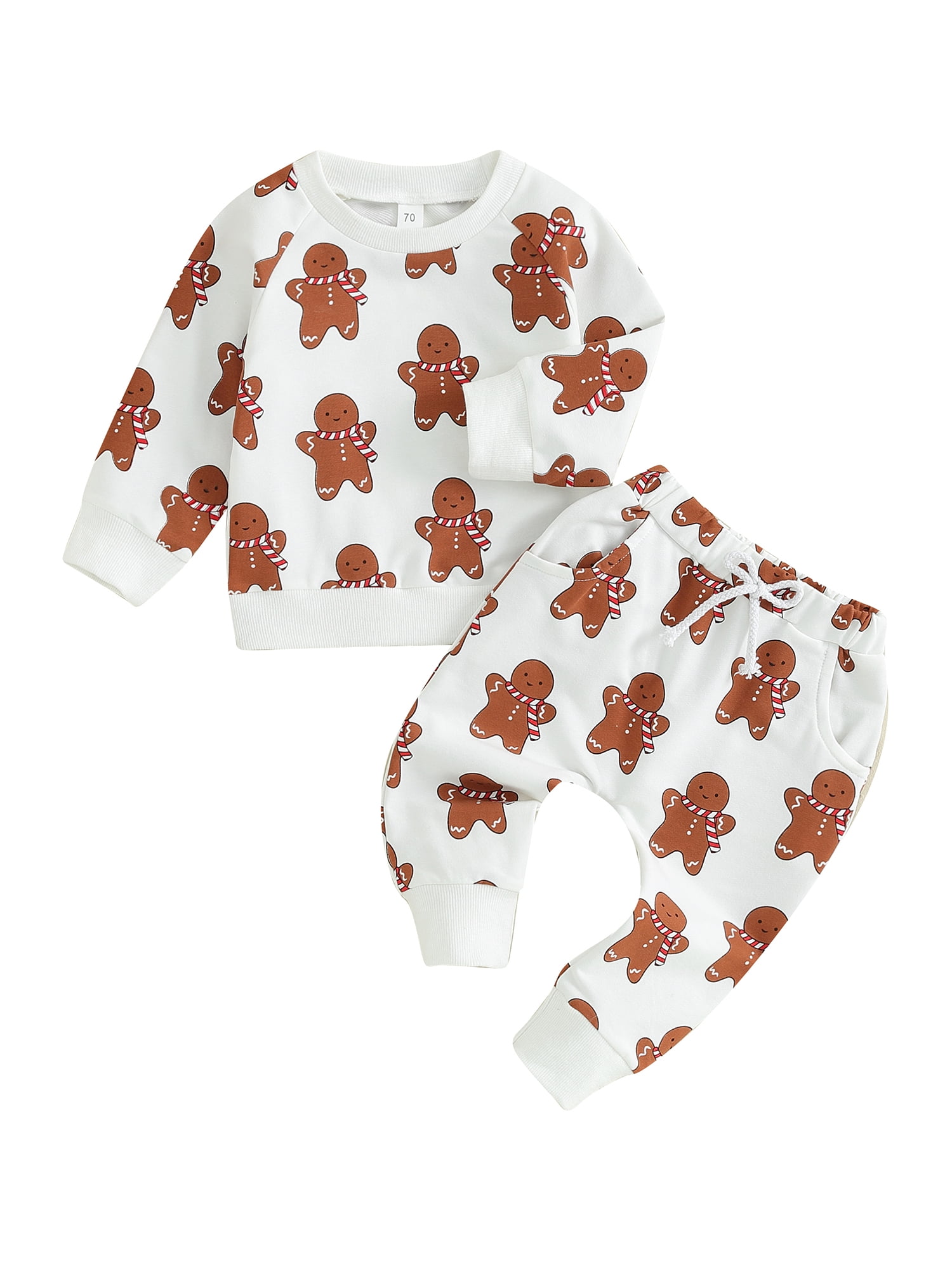 Lieserram Toddler Girls Christmas Pants Outfits 0 6 12 18 24 Months 2T ...