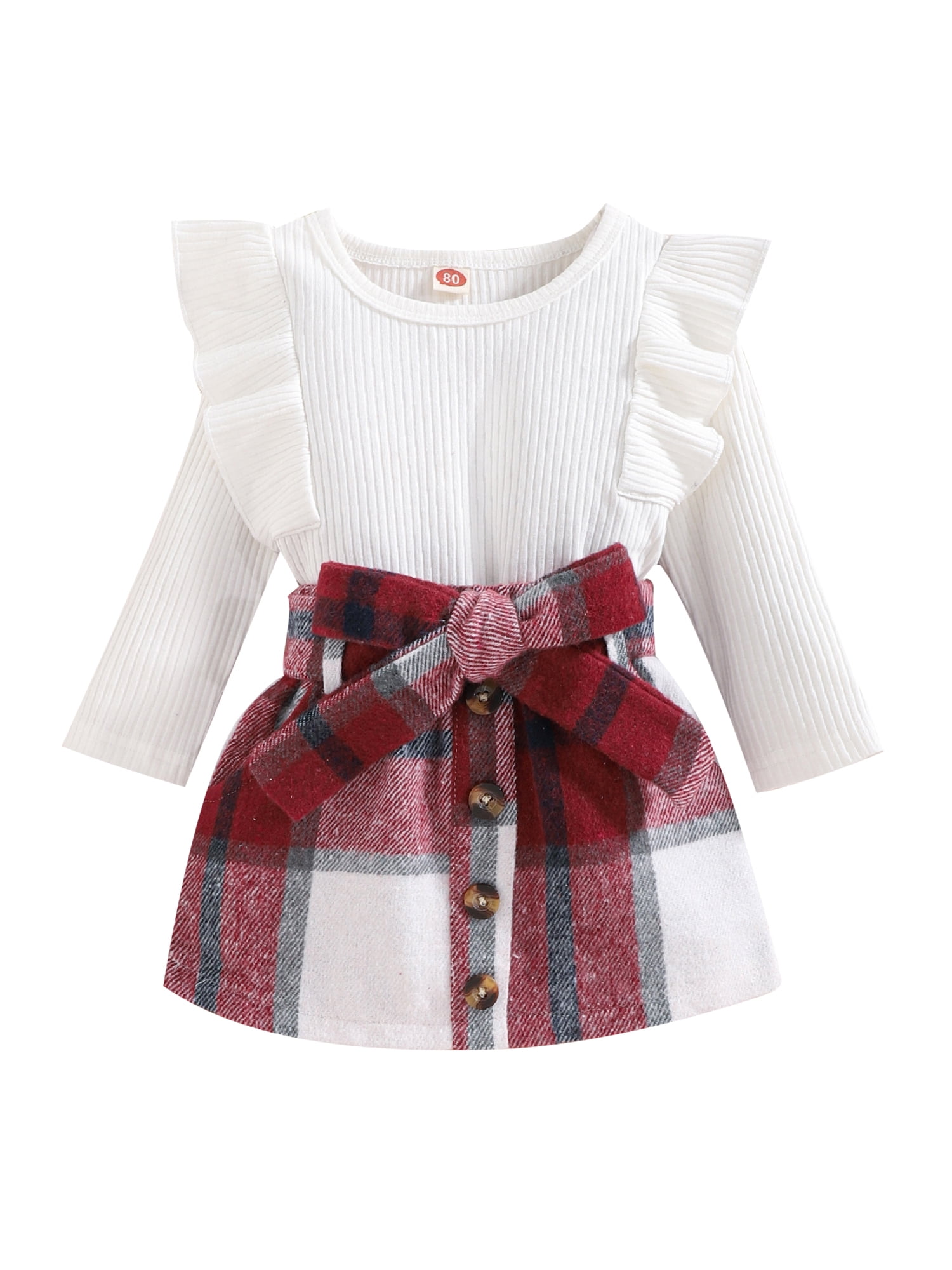 Lieserram Toddler Girls Fall Clothes Outfit Sets 9 12 18 24 Months 2T ...