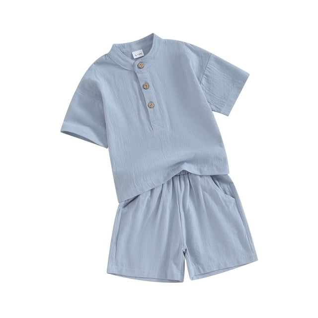 Lieserram Toddler Kids Boys Summer Shorts Clothes Sets 6 12 18 24 ...