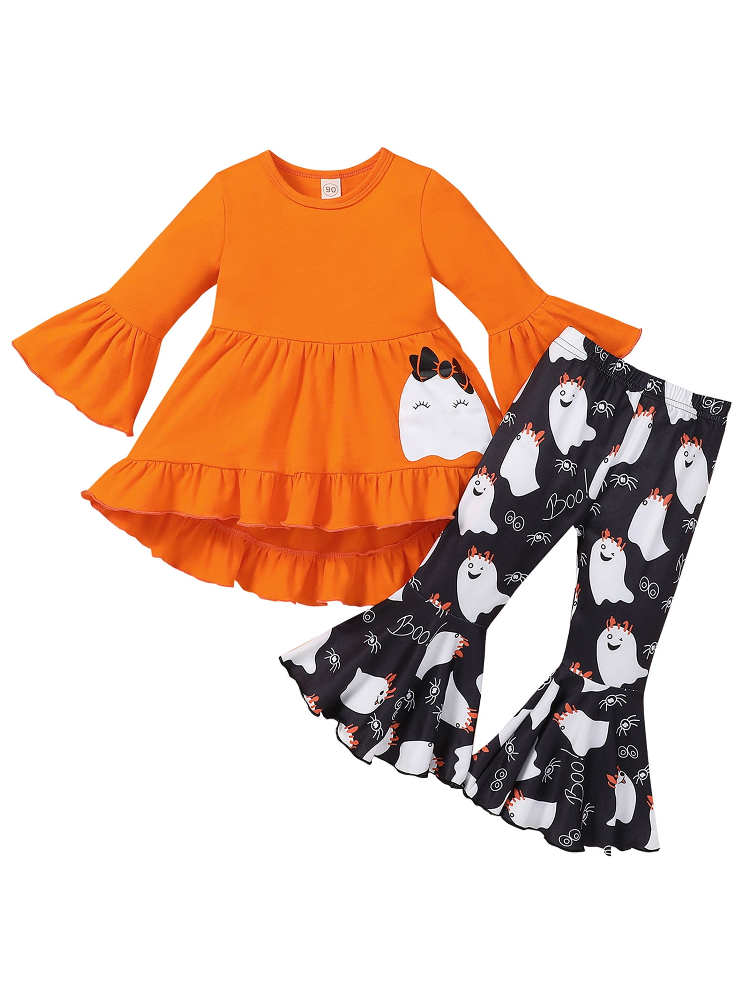 Lieserram Toddler Kids Girl Halloween Clothes Set 12 18 24 Months 2T 3T ...