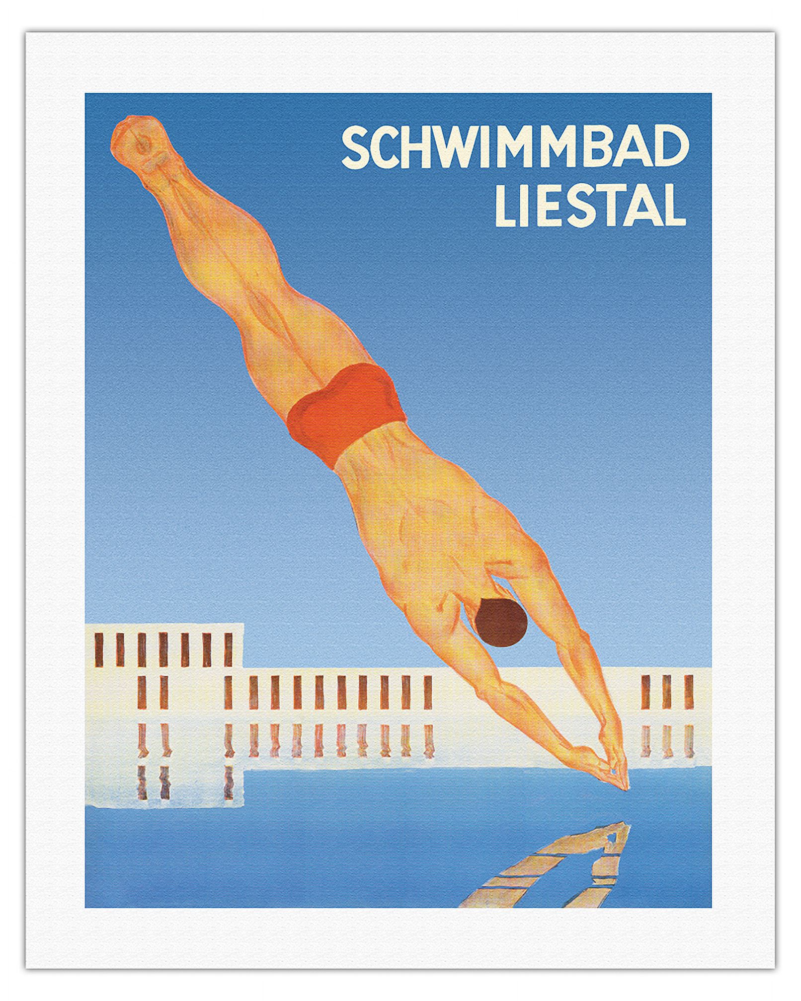 Liestal Switzerland - Swimming Pool (Schwimmbad) - Vintage Travel ...
