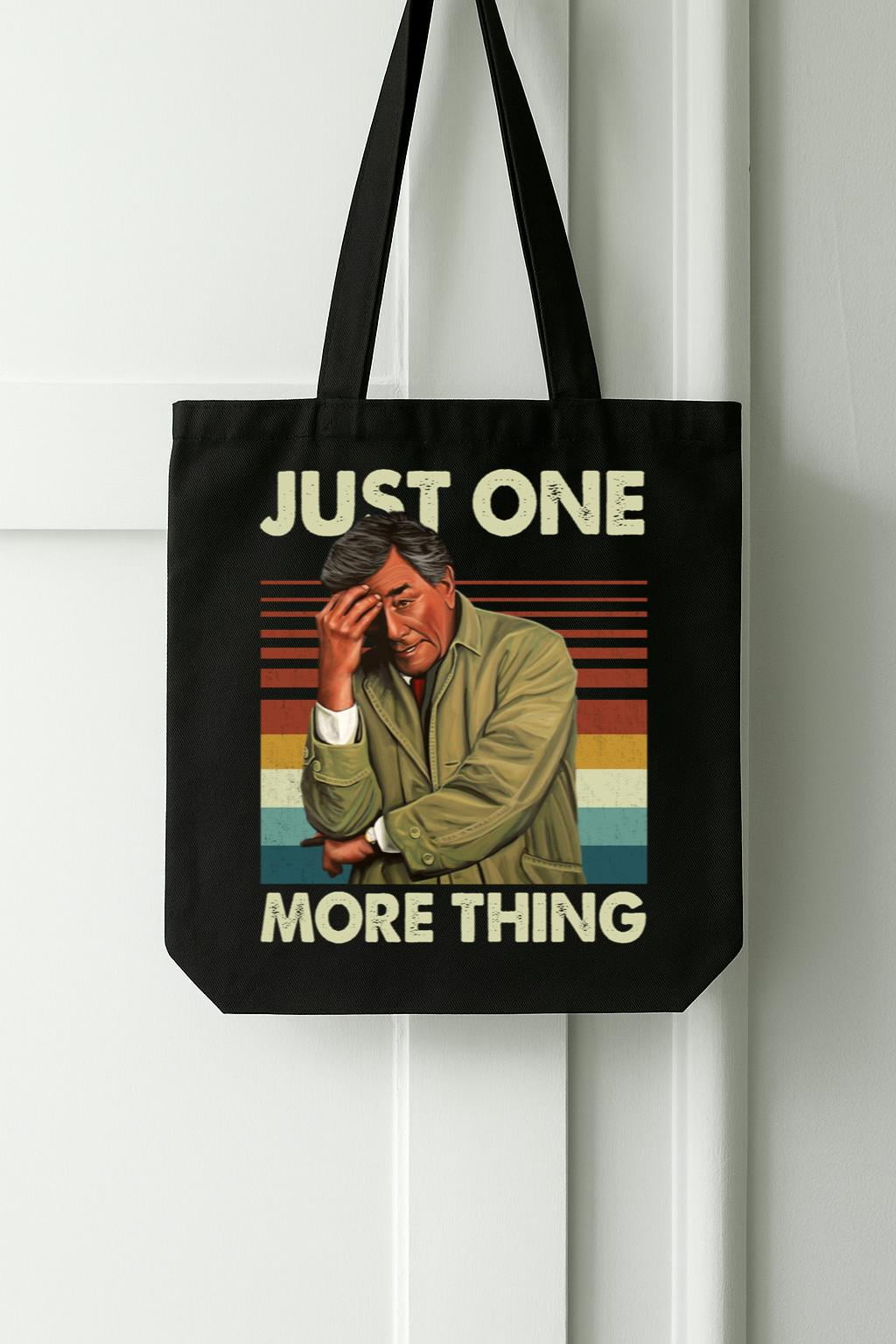 Lieutenant Columbo Just One More Thing Tote Bag, Columbo Bag, Detective ...