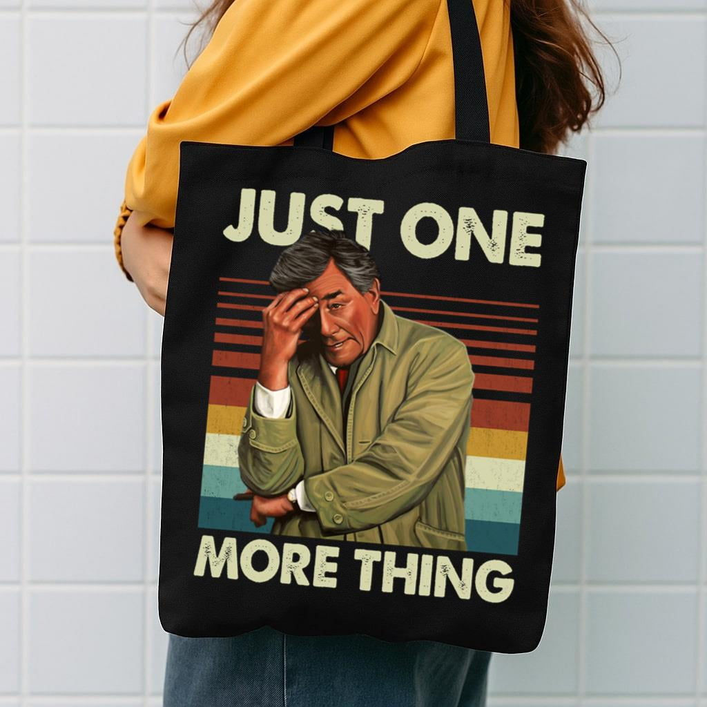 Lieutenant Columbo Just One More Thing Tote Bag, Columbo Bag, Detective ...