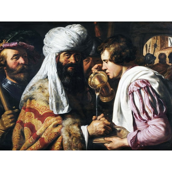 Lievens Pilate Washing Hands Biblical Painting Extra Large Art Print ...