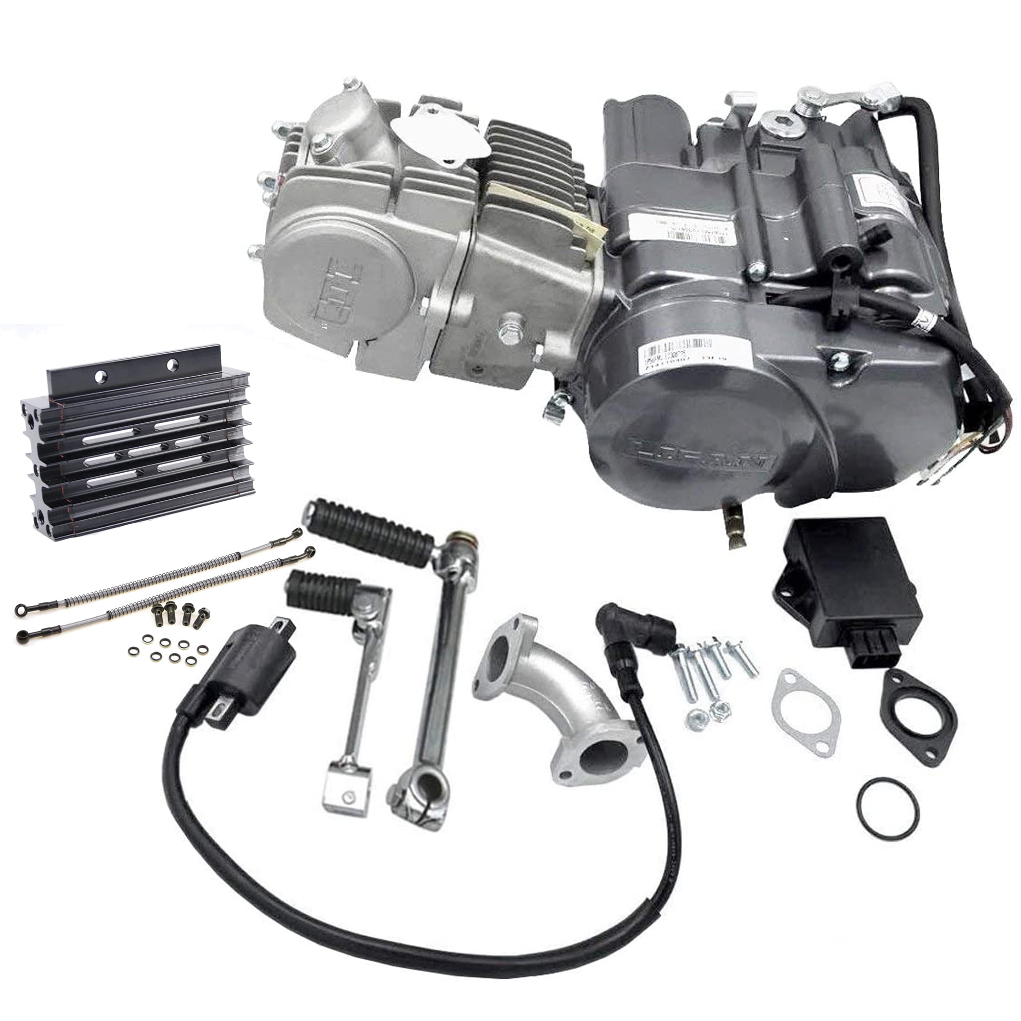 Lifan 150cc Engine Motor + Oil Cooler Manual Clutch for Dirt Pit Bike ...