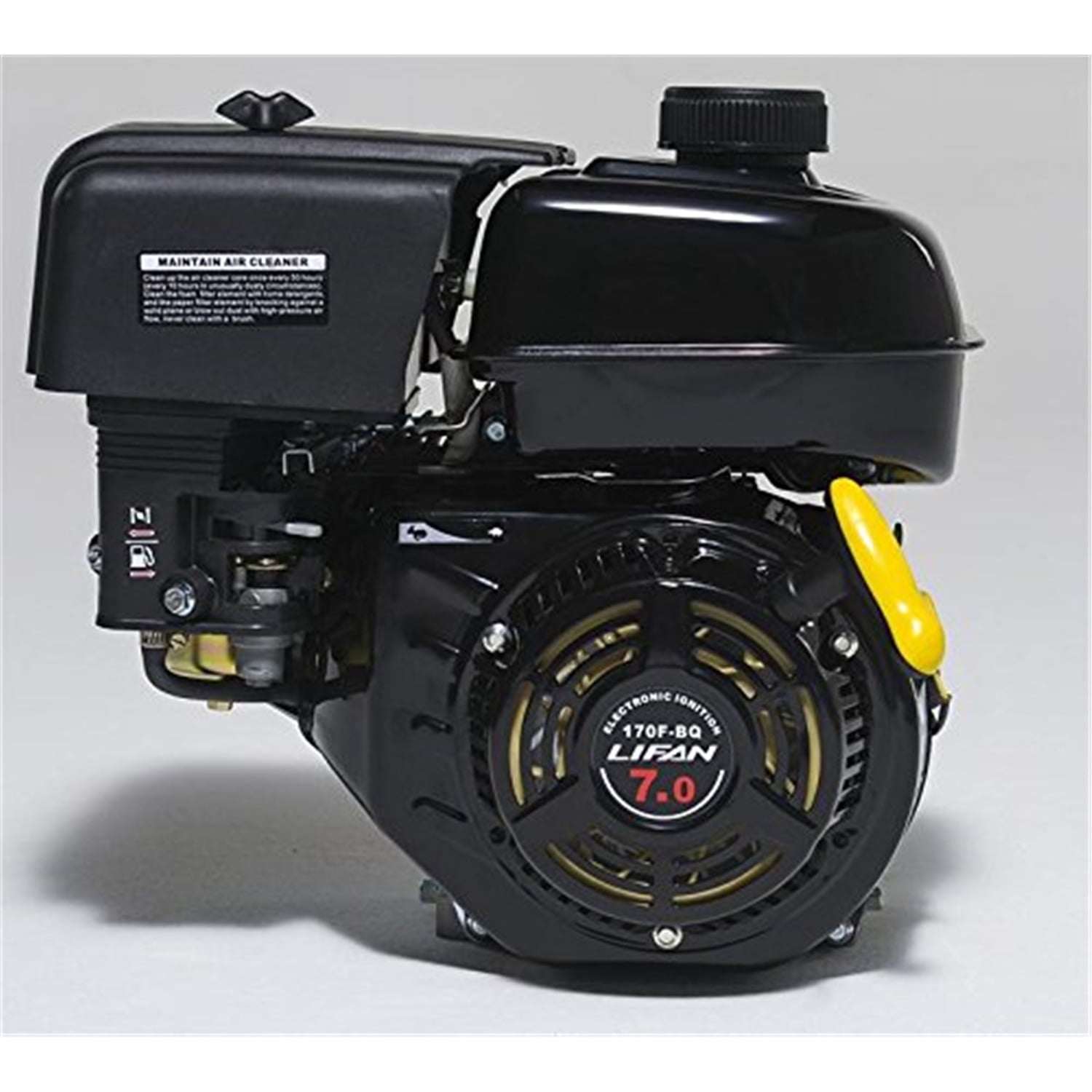 Lifan 7 HP Recoil Start Horizontal Shaft Engine with 2:1 Clutch Reduction - Walmart.com