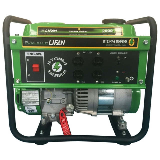 Lifan Energy Storm 2000-CA (California Sales Compliant), 1600Watt 79cc, 4-Stroke Industrial ...