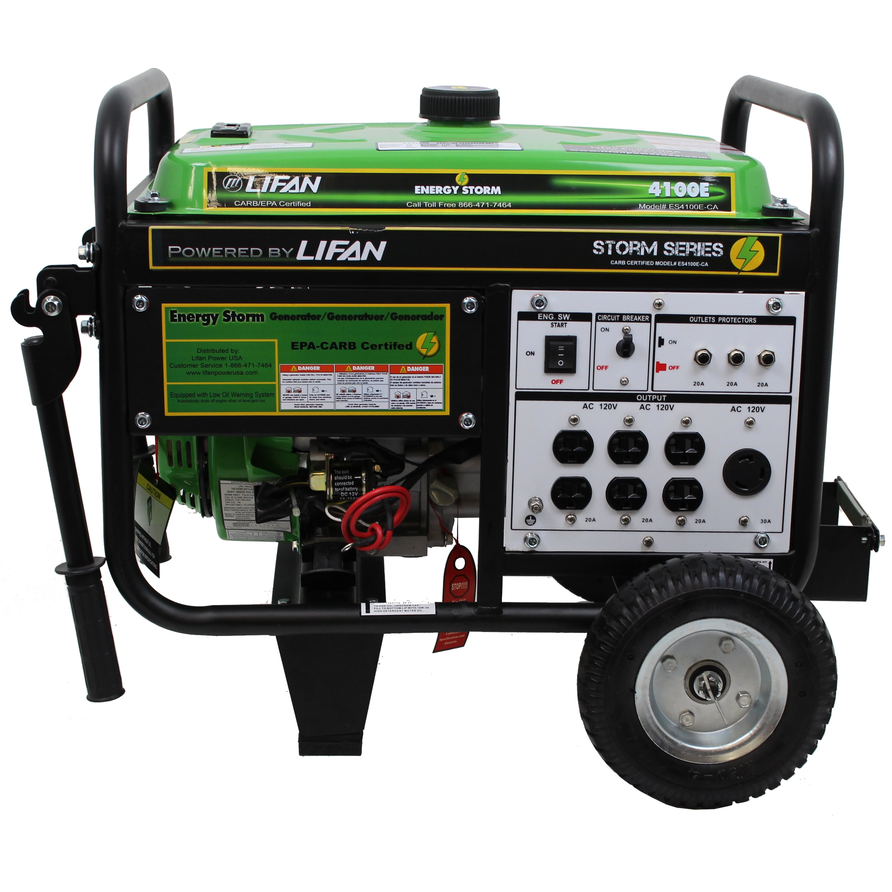 Lifan Energy Storm 4100-CA (California Sales Compliant) , 211cc 7hp, 4 ...