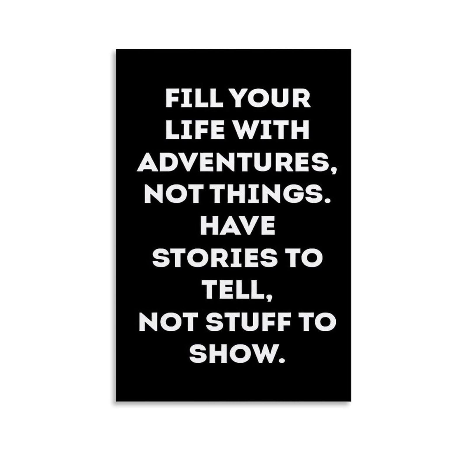 Life with Adventures Print Purposeful Living Posters Confidence ...