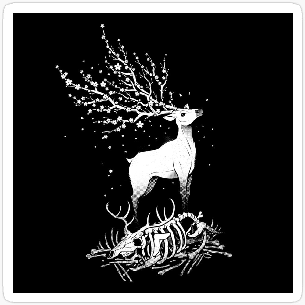 Life After Death Reborn Sticker Phone Decal Water Bottle Stickers Car ...