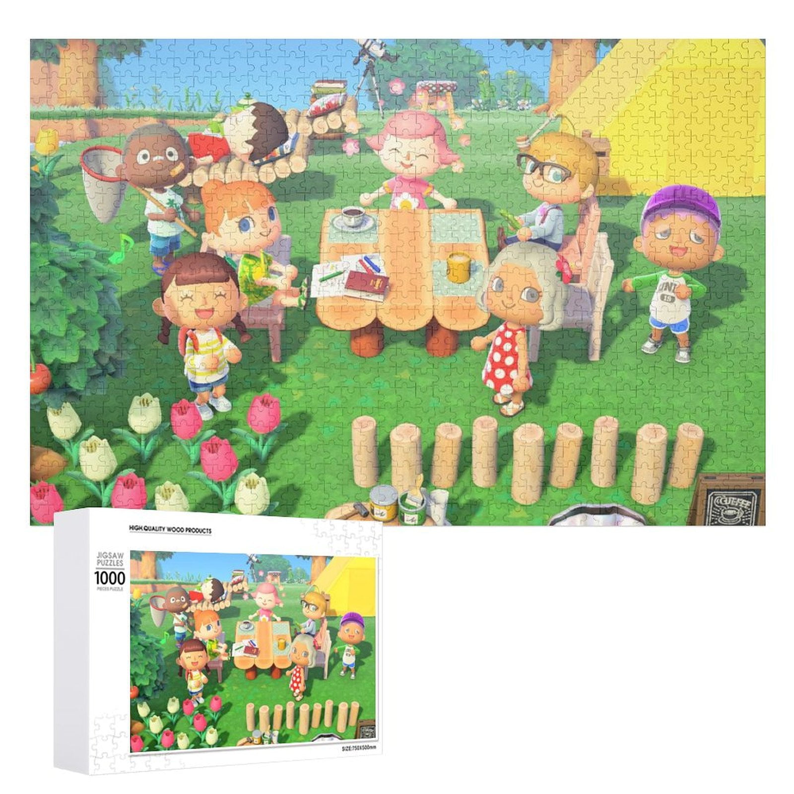 Life Animal Crossing New Horizons Wooden Jigsaw Puzzles Accessories ...
