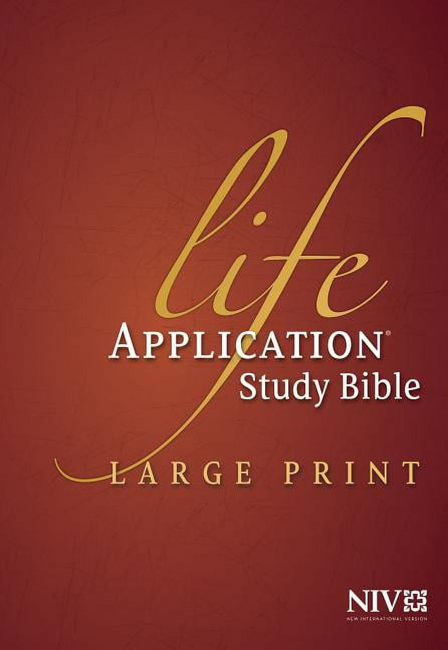 Life Application Study Bible-NIV-Large Print (Hardcover)(Large Print ...