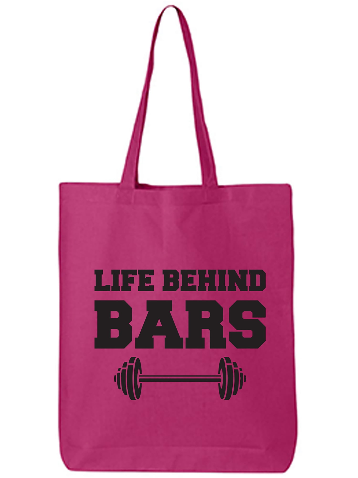 Life Behind Bars Cotton Canvas Tote Bag - Walmart.com