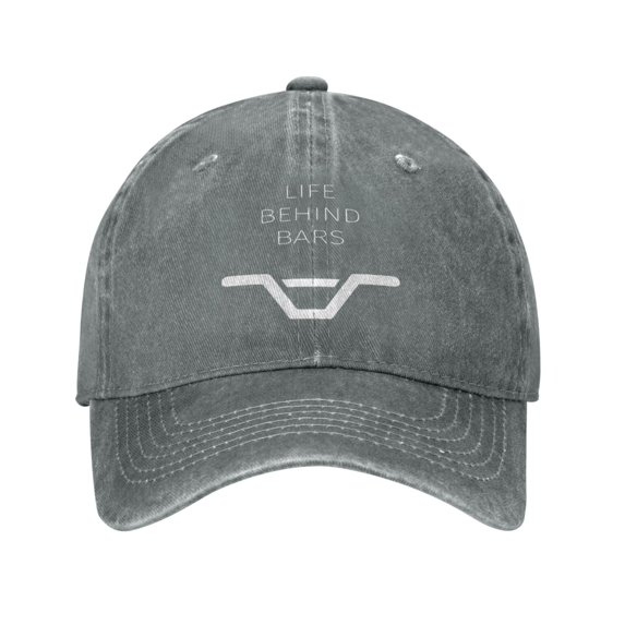 Life Behind Bars Unisex Denim Baseball Cap Adjustable Vintage Trucker ...