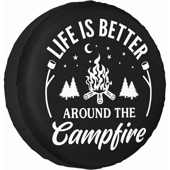 Camping Spare Tire Cover 15inch Love Is Everywhere Wheel Protectors ...