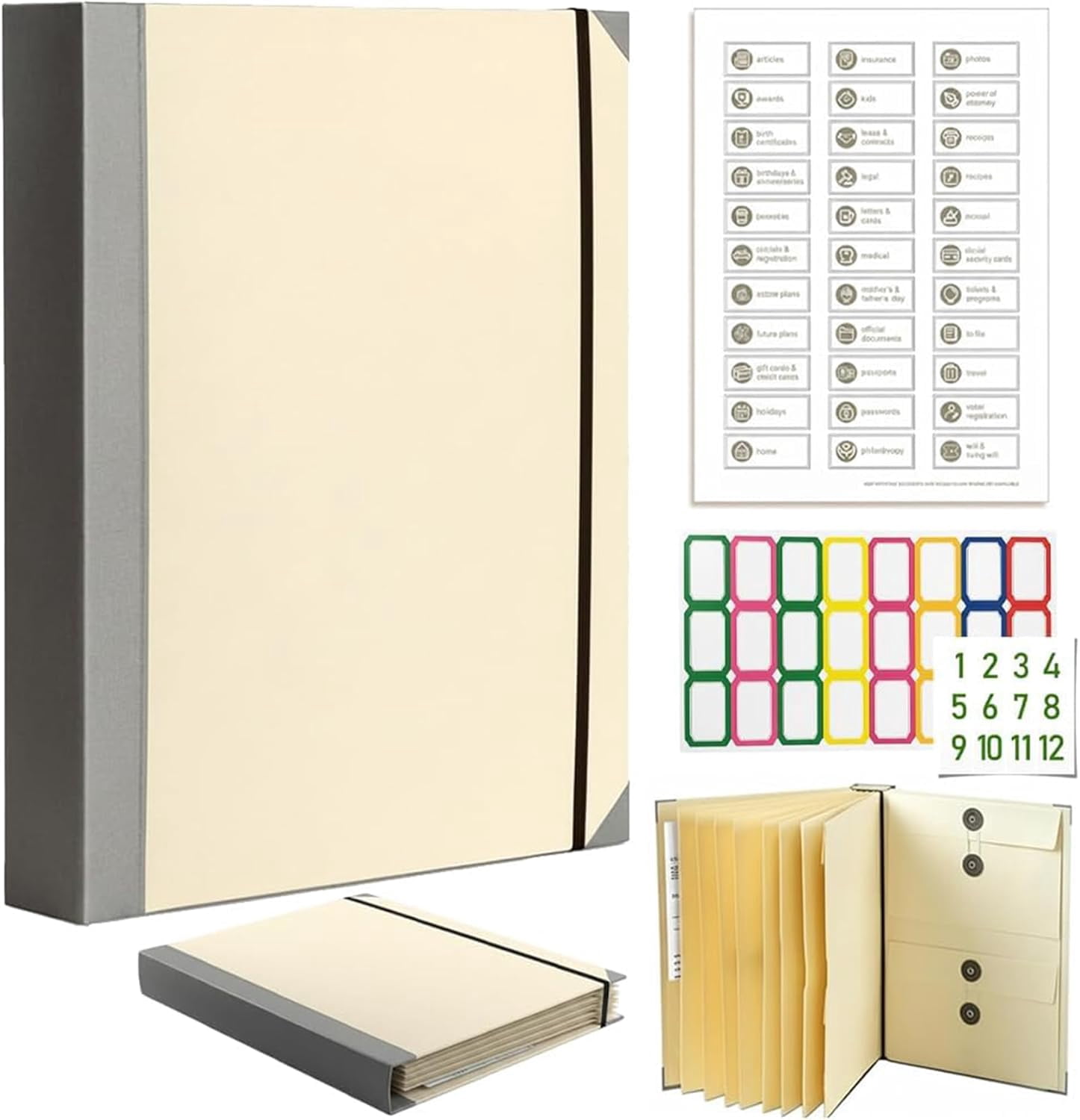 The Life Book Document Organizer, Binder for Important Documents ...