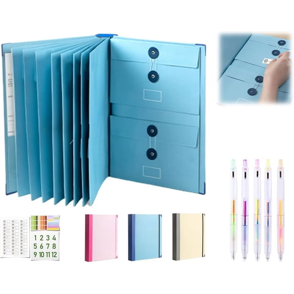 The Life Book Document Organizer, If I Die Binder UK, Folio Document ...