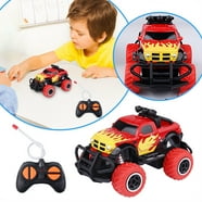 Mibescal Remote Control Monster Trucks, 4WD RC Cars with Spray, Light ...