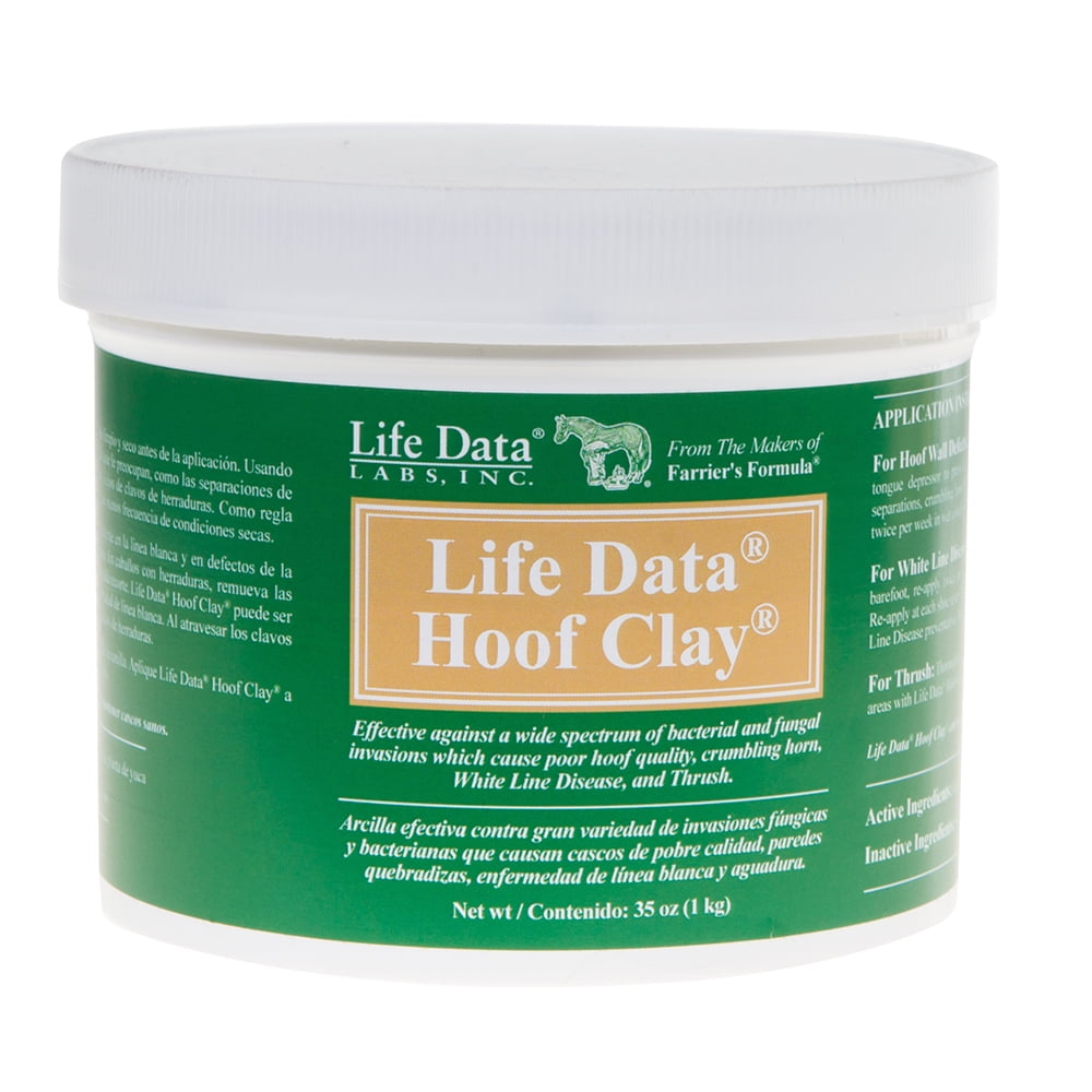 Life Data Labs HOOF CLAY Hoof Packing 35 Oz (1 kg) Jar 35OZ - Walmart.com