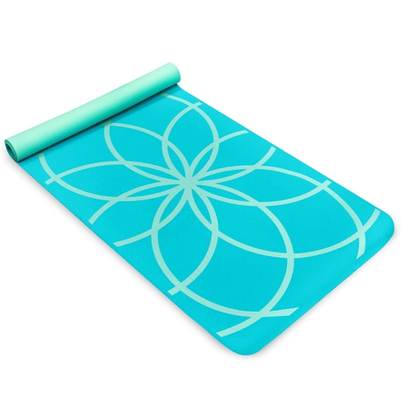 Life Energy 4mm EkoSmart Yoga Mat with Carry Strap, Zen Drop - Walmart.com